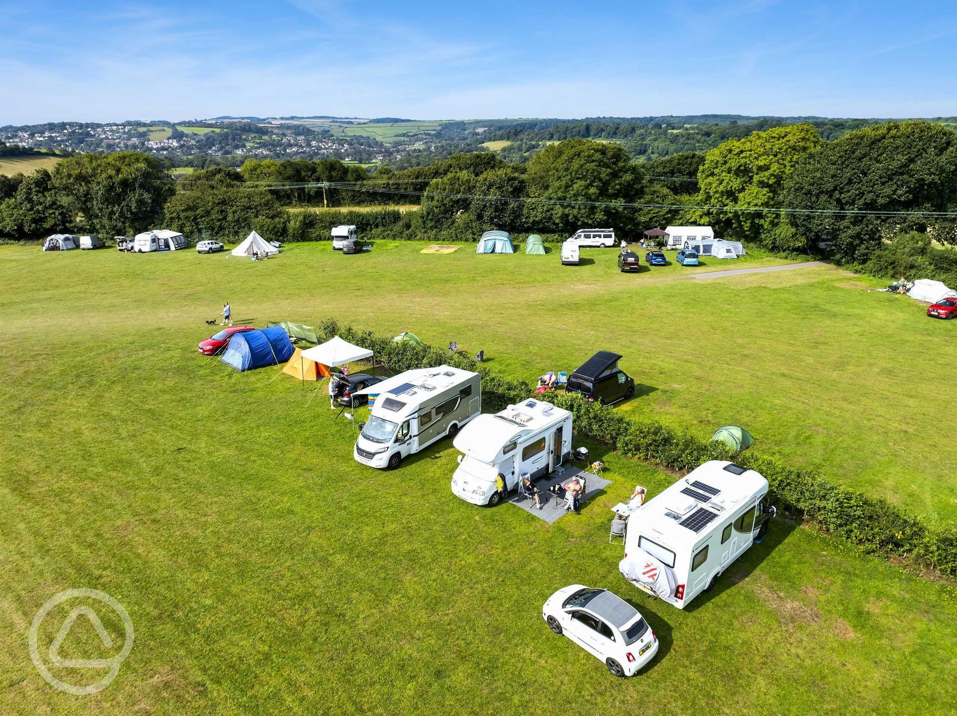 Campsite on Jurassic Coast | Cummins Farm Campsite | Charmouth & Lyme ...