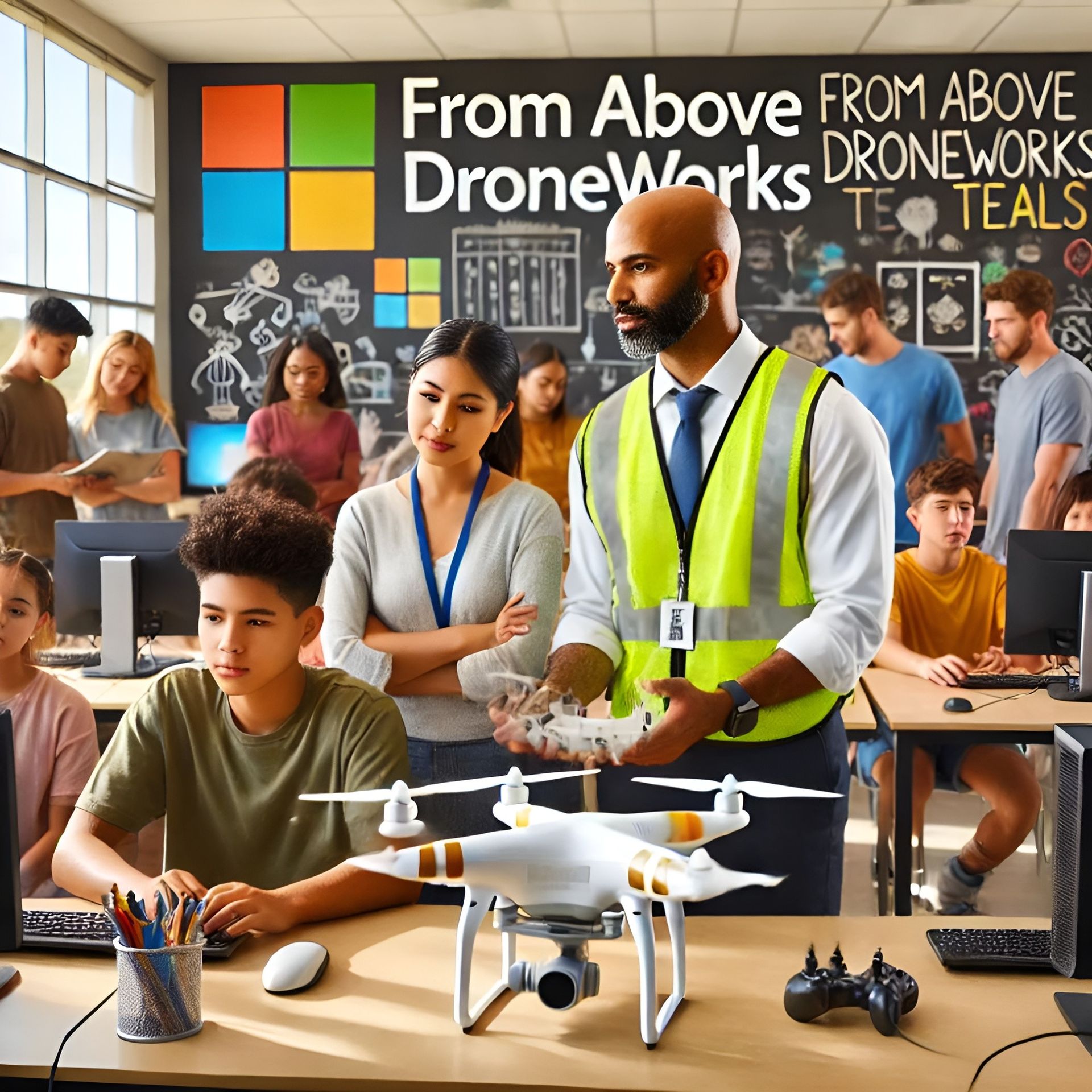 Tech Education: Droneworks & Microsoft TEALS in El Paso