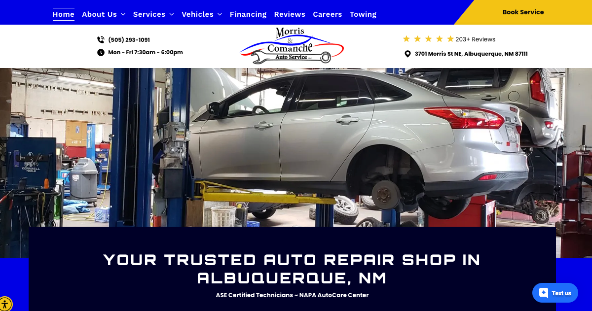 Auto Repair in Albuquerque | Morris & Comanche Auto Service