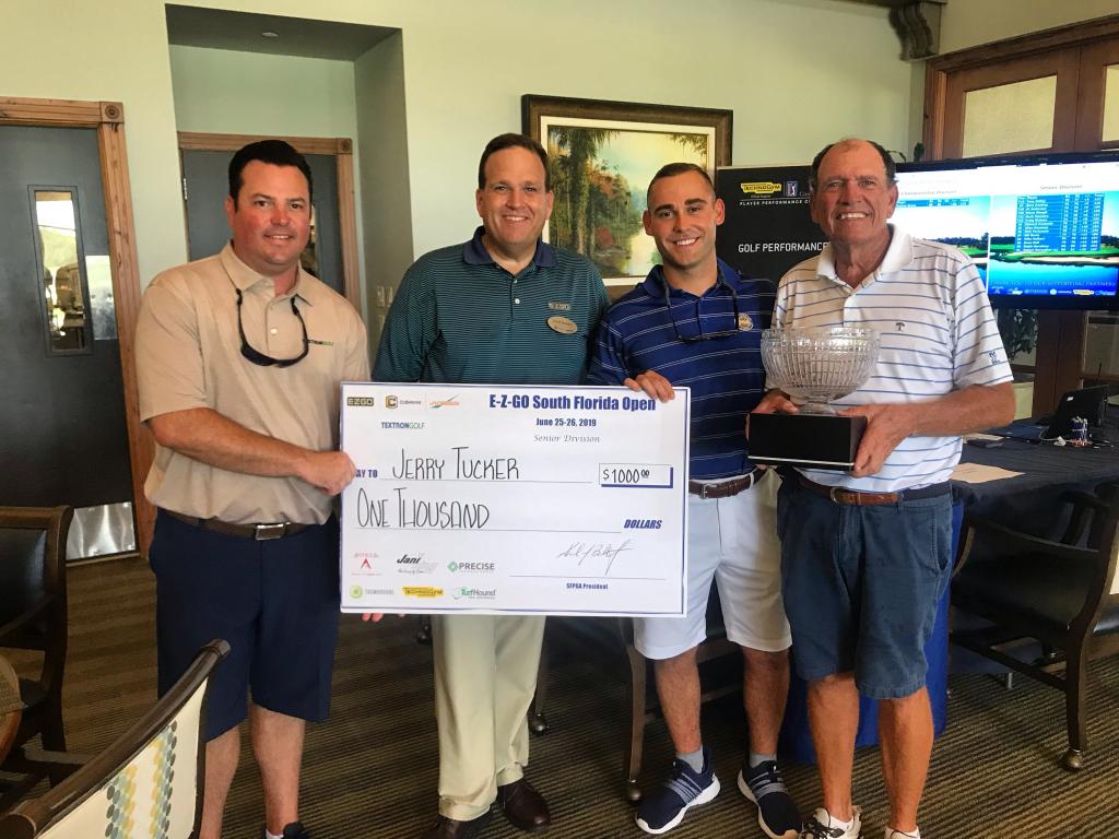 Tucker, PGA Wins the 2019 E-Z-GO South Florida Open Senior