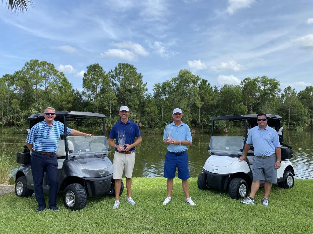 Lee Stroever, PGA and Stuart Bothe of Emerald Dunes Club Win