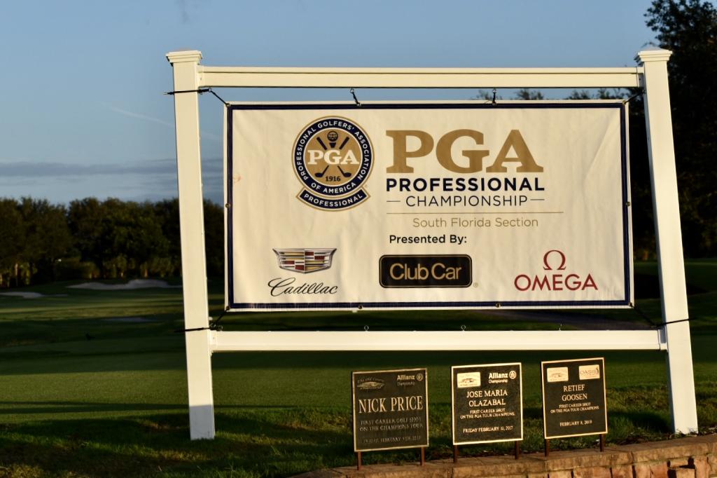 JUSTIN BERTSCH, RUSHI OZA SHARE LEAD AT SOUTH FLORIDA PGA