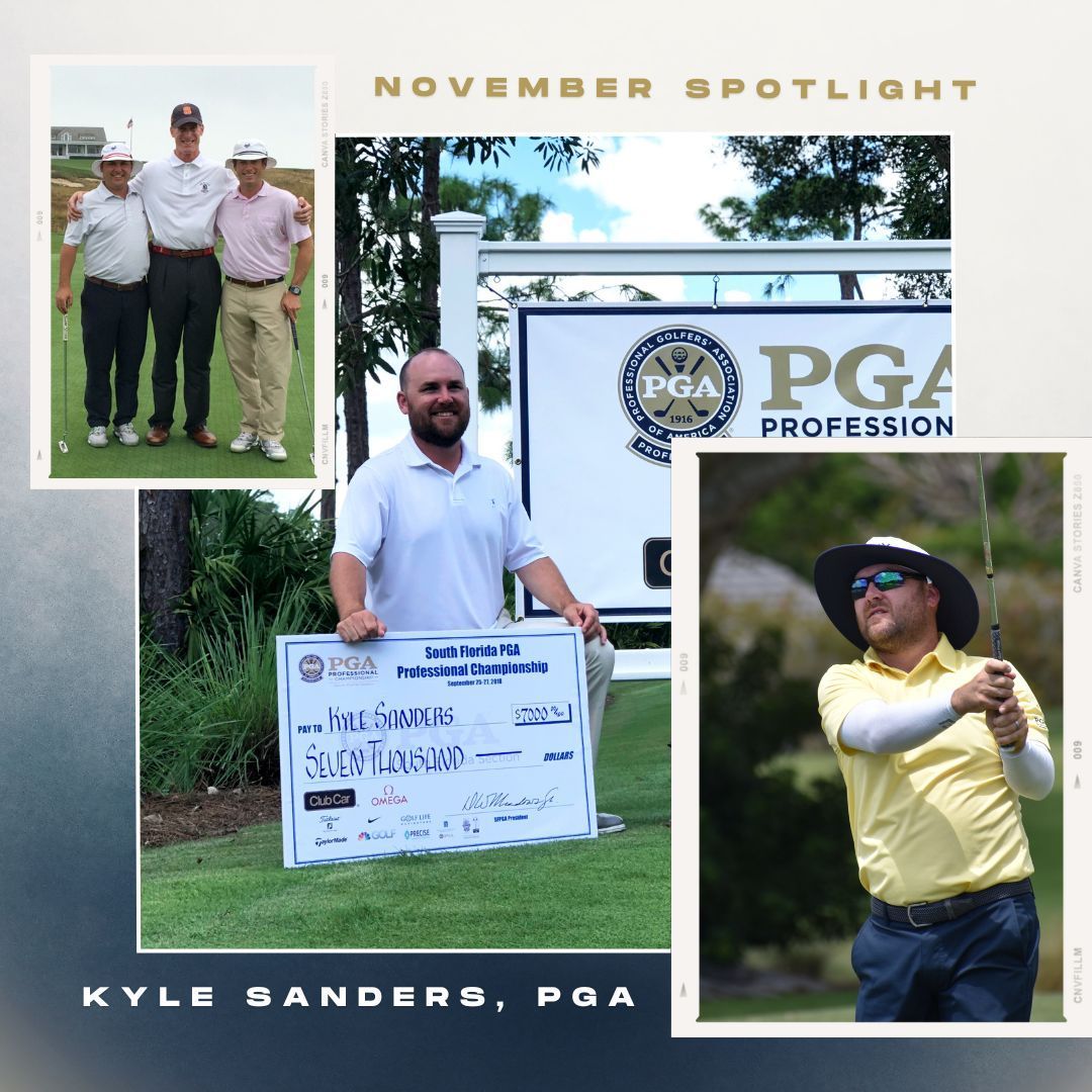 Humble and Thankful - Kyle Sanders, PGA (November Member Spotlight)