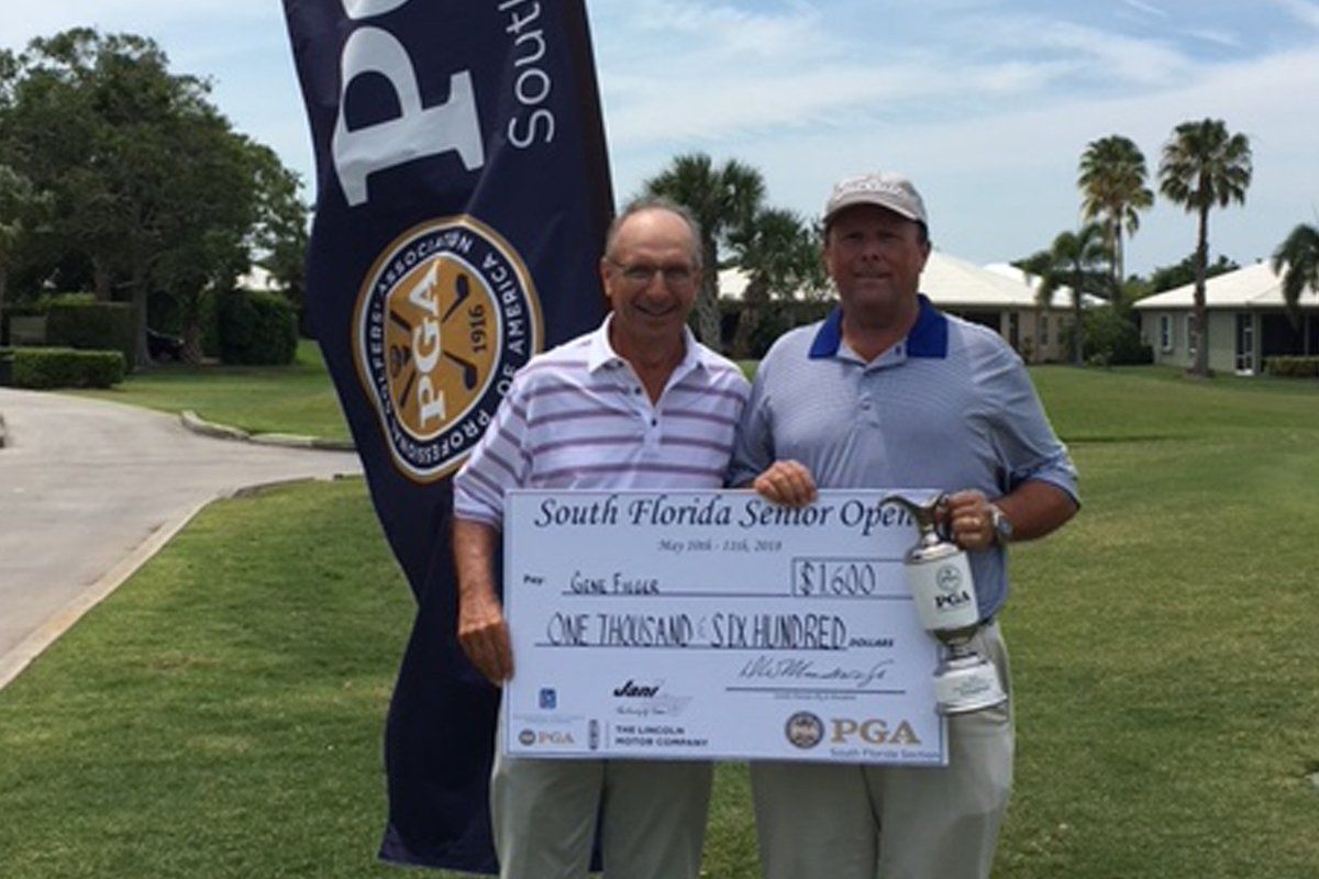 Gene Fieger, PGA Captures 2018 South Florida Senior Open