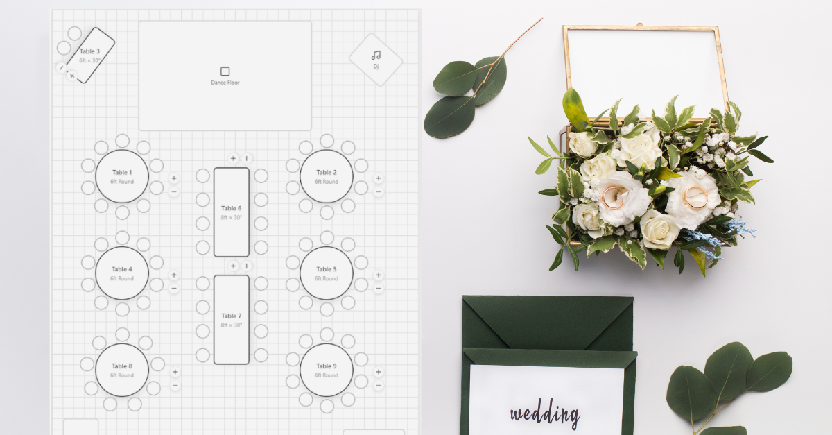Rectangle Wedding Table Layout Plan Ideas for Elegant Receptions