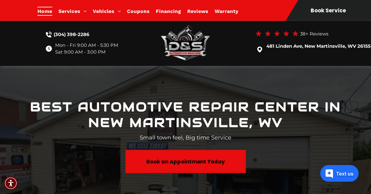 Auto Repair in New Martinsville, WV | D&S Automotive Services