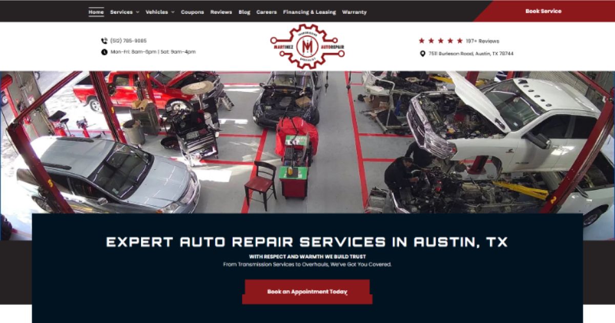 Expert Auto Repair in Austin, TX | Martinez Auto Repair