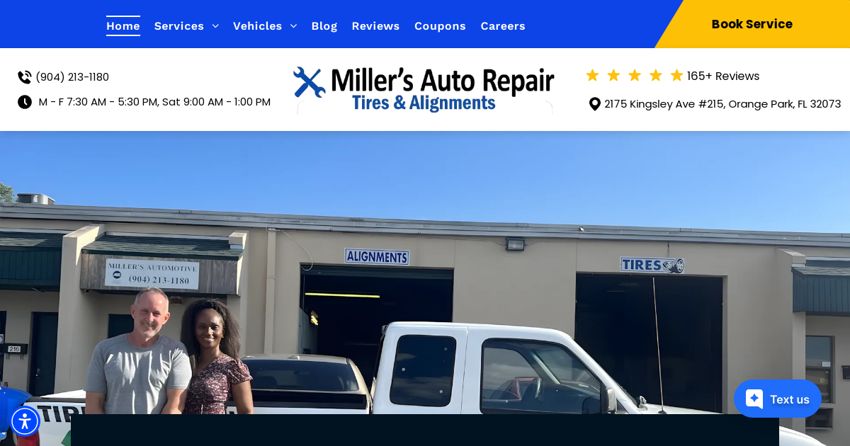 Top Auto Repair in Orange Park, FL | Miller's Automotive