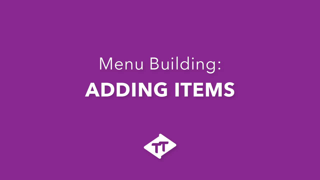 How to Setup Menus and add Menu Items in Total Touch Restaurant POS