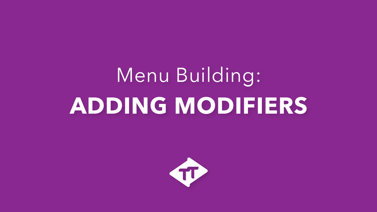 How To Add Menu Item Modifiers in Total Touch Restaurant POS Software