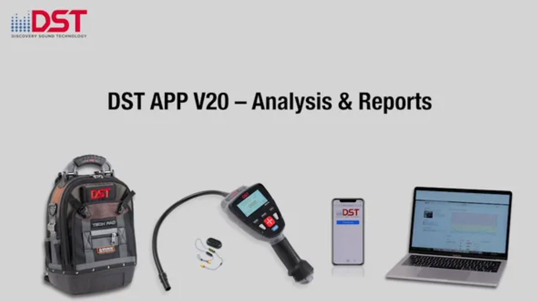 DST APP Part 2 – Analysis & Reports - Discovery Sound Technology