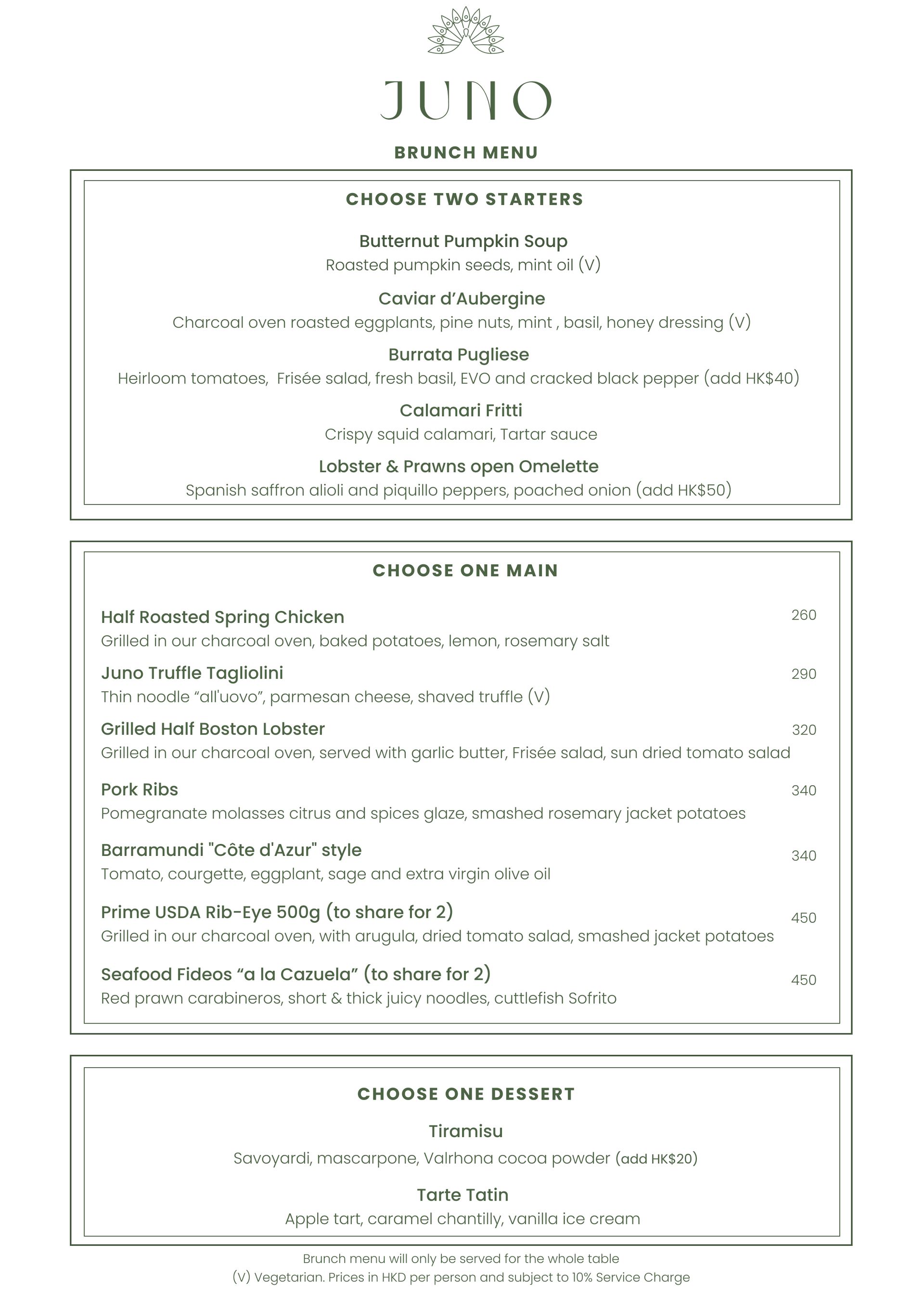 Juno - Italian Mediterranean in Sheung Wan, Hong Kong