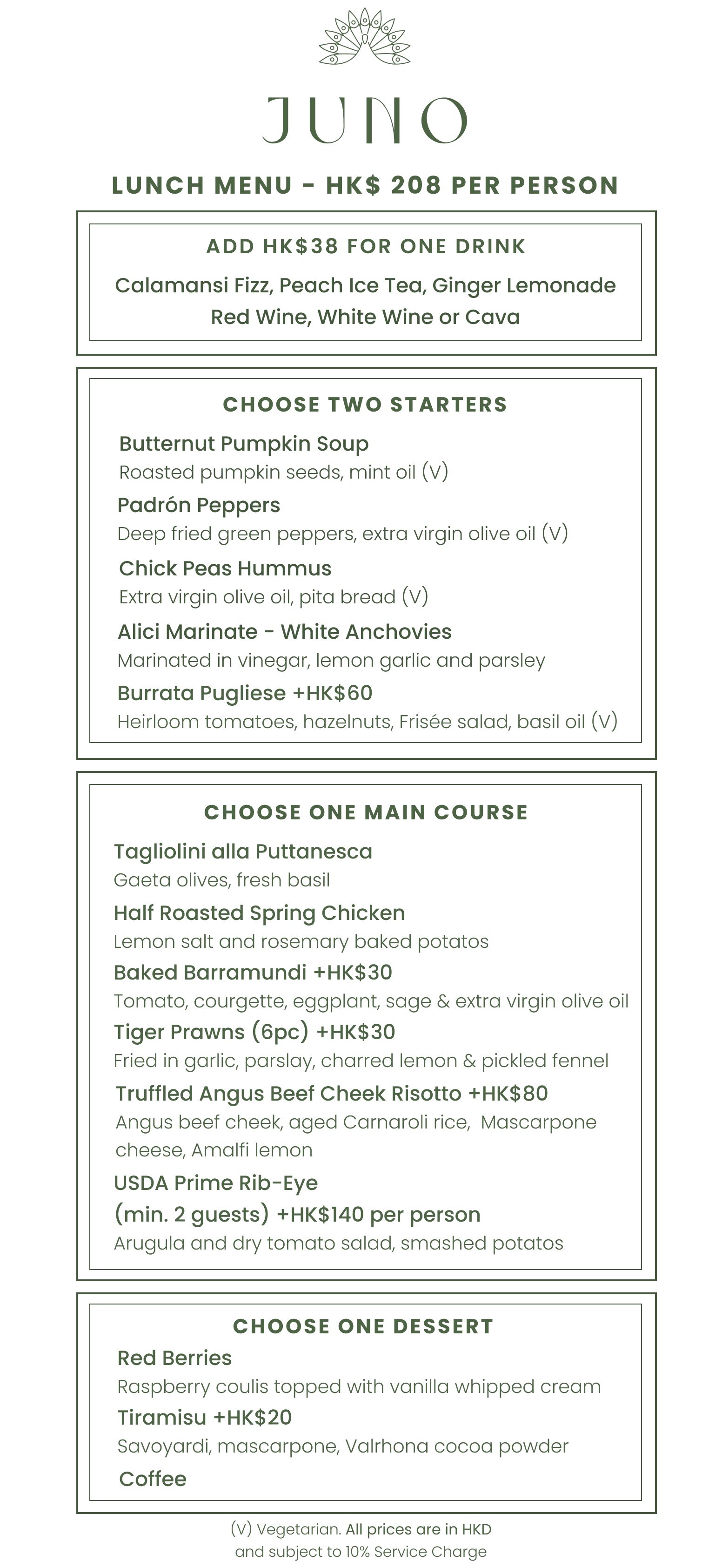 Juno - Italian Mediterranean in Sheung Wan, Hong Kong