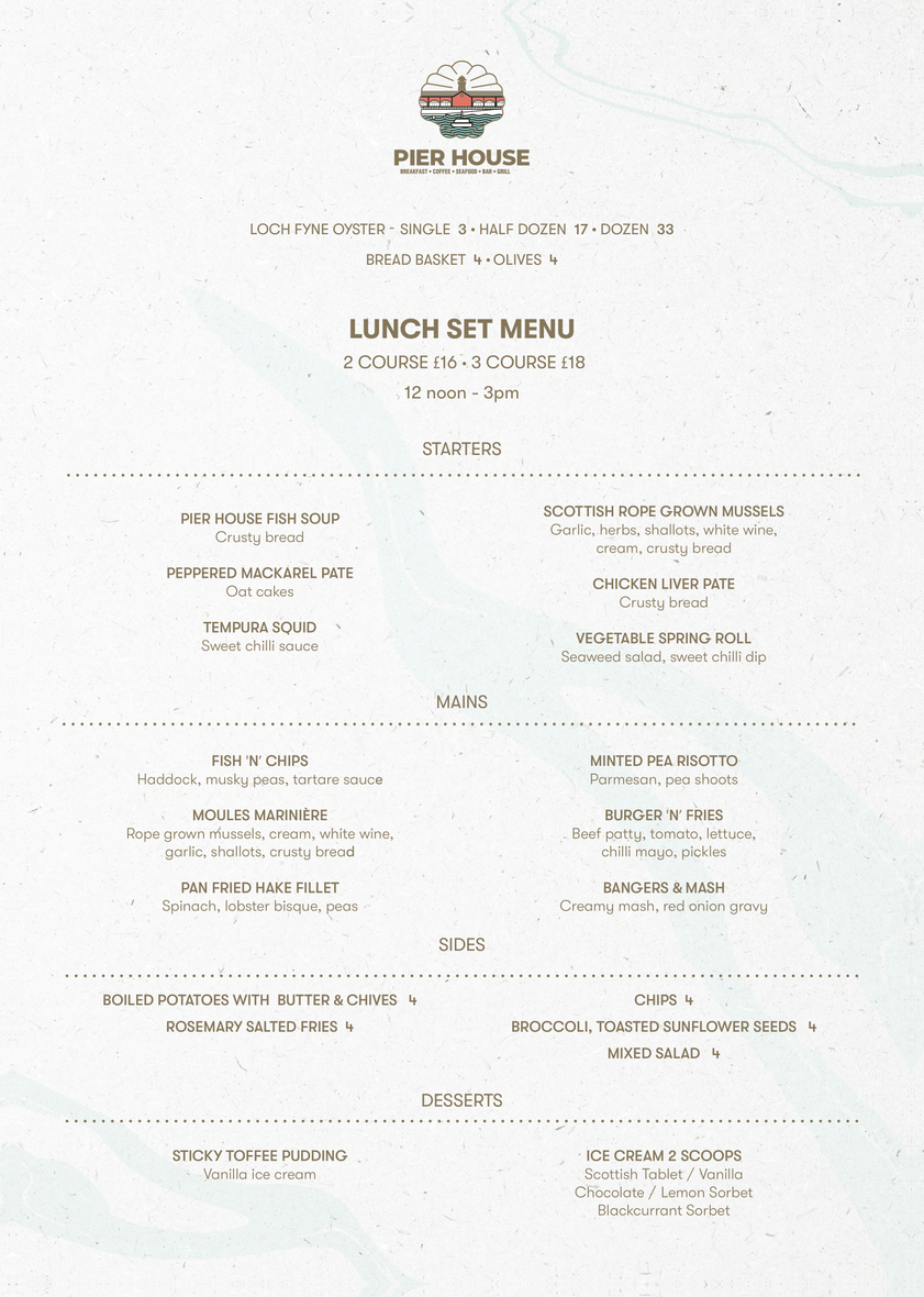 Pier House Gallery | Edinburgh Seafood & Coffee Moments