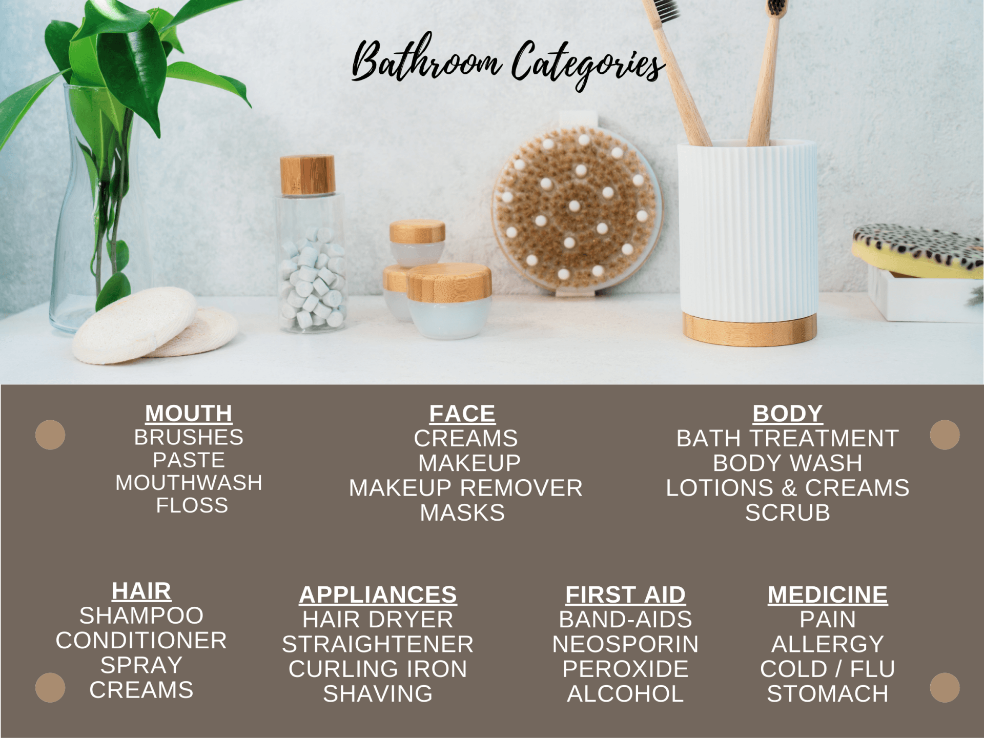 How to Categorize Household Items - Guide to help you organize