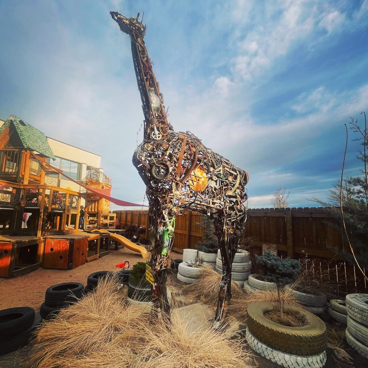 Giraffe for Junkyard Social Club | Model Metal Projects