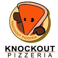 Knockout Pizzeria serves NY Style brick oven cooked pizzas