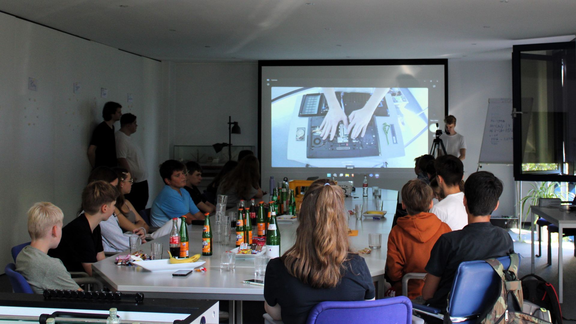 Besuch der 7c und 8b bei SPI in Ahrensburg