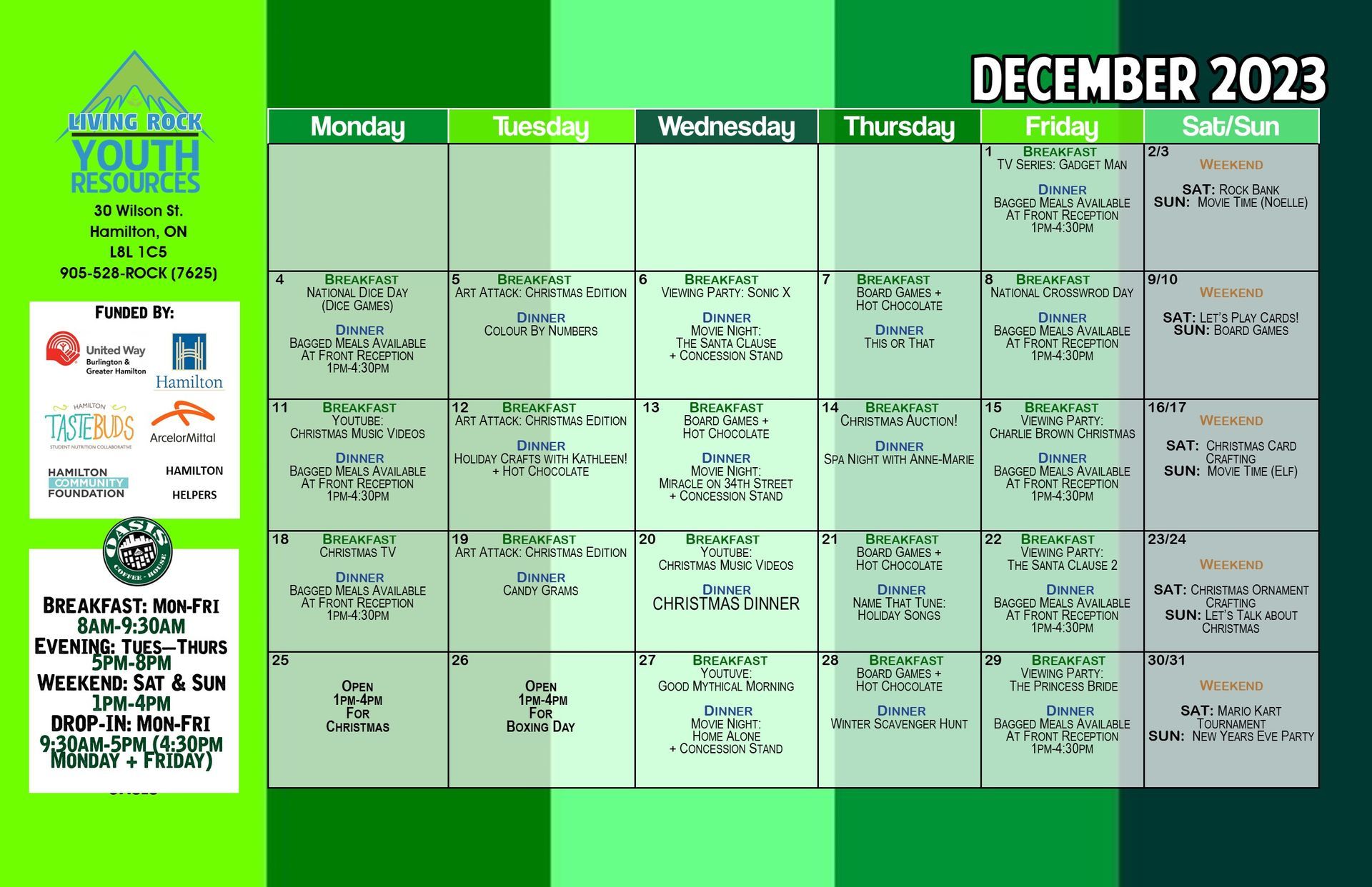 Youth Programs in Hamilton