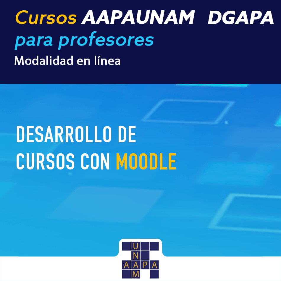 Desarrollo de cursos con MOODLE