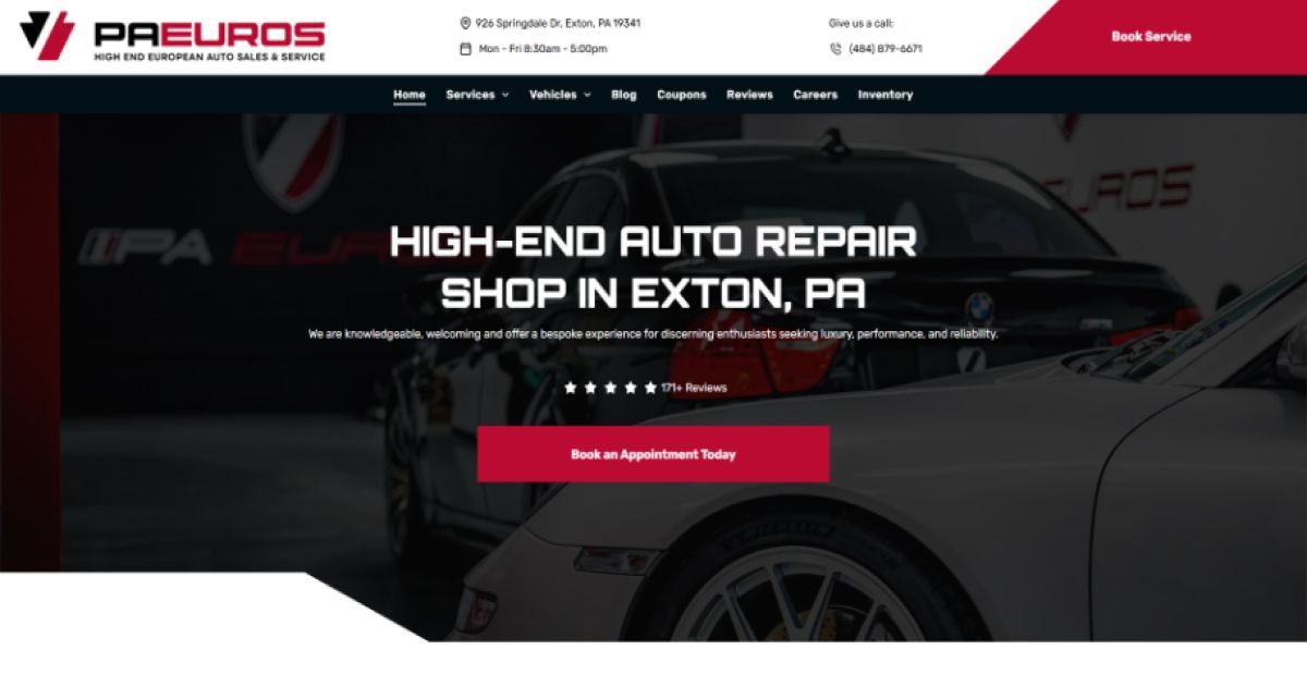 Audi Auto Repair - Exton, PA | PA Euros