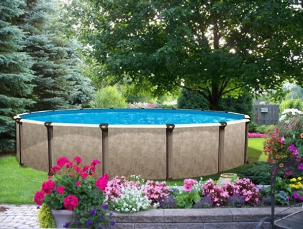 Riviera 24' Round 54 Deep Above-Ground Swimming Pool, 46% OFF