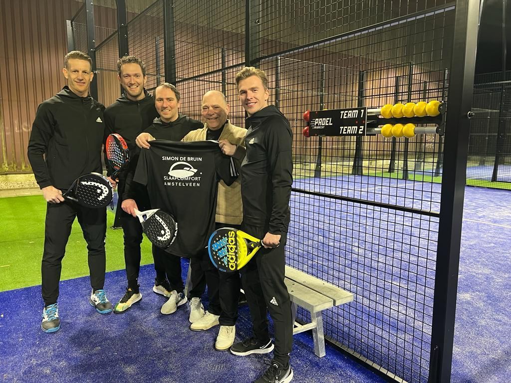 Simon de Bruin Slaapcomfort x Padel