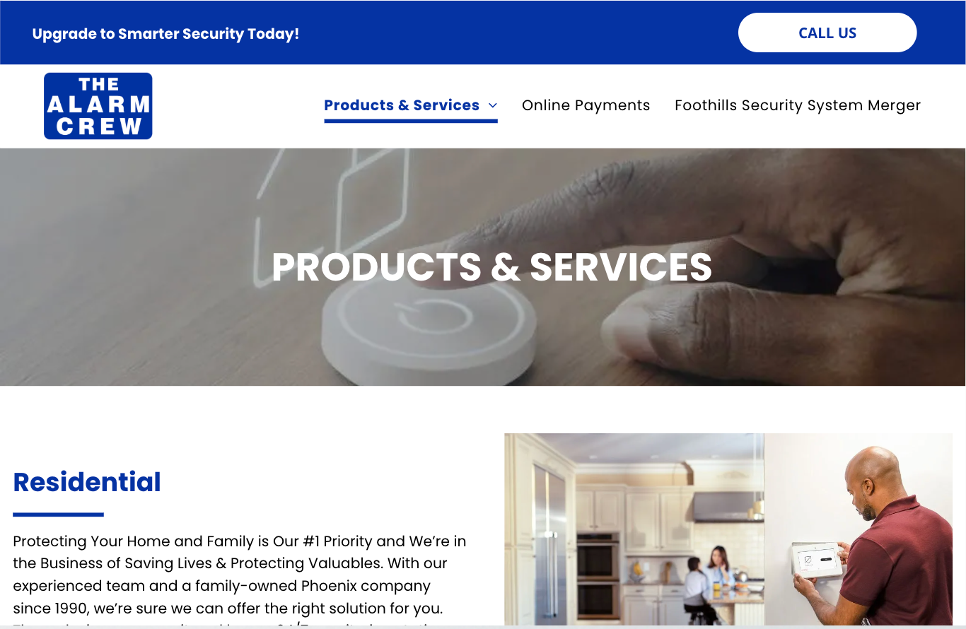 Security Services & Systems | Phoenix, AZ | The Alarm Crew