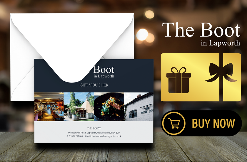 The Boot Inn, Lapworth - Restaurant and Country Pub - Eating out in ...
