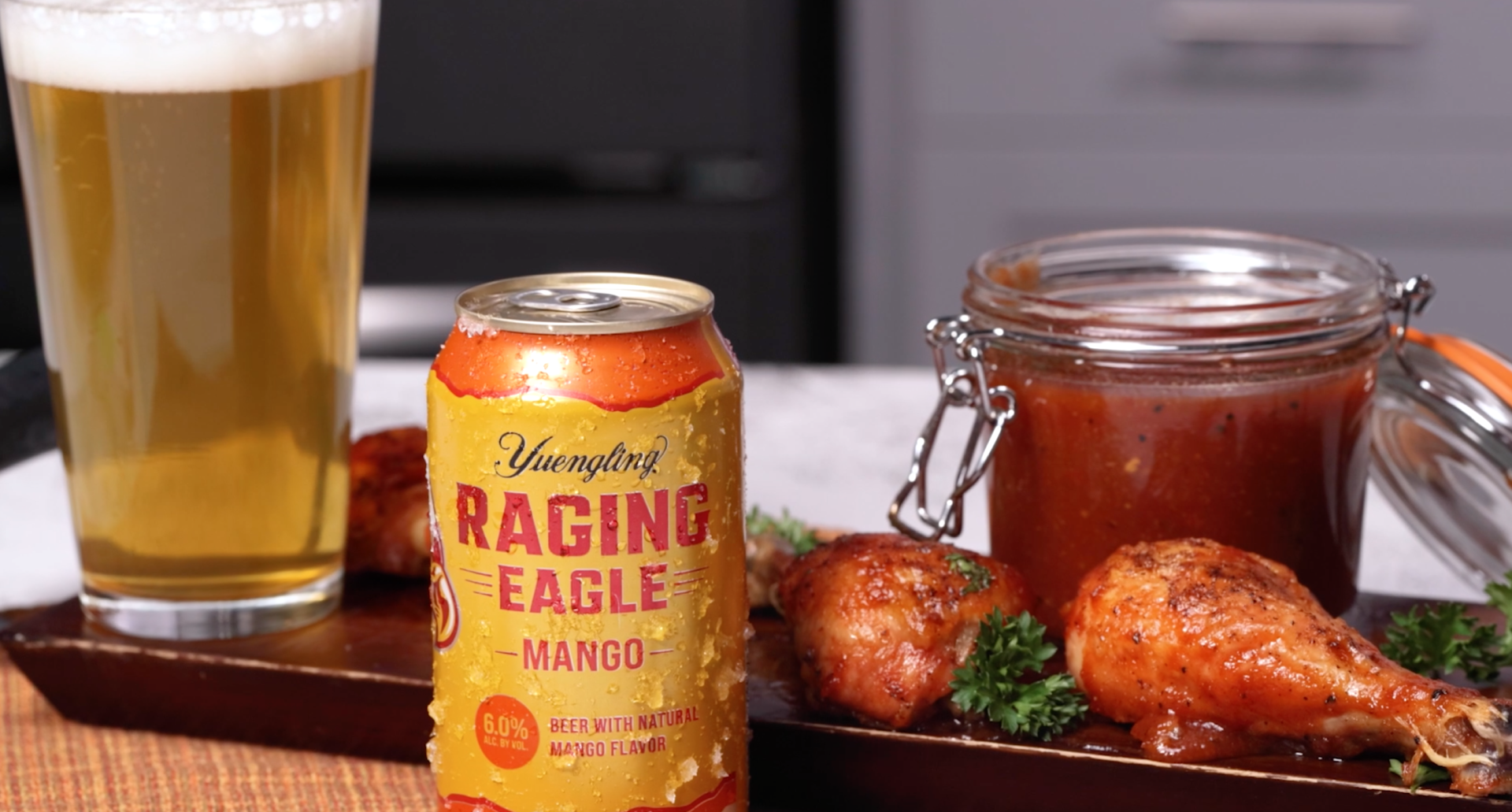 Raging Eagle Mango BBQ Sauce