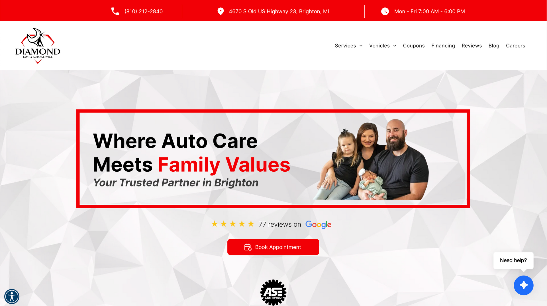 Auto Repair in Brighton, MI | Diamond Family Auto Service