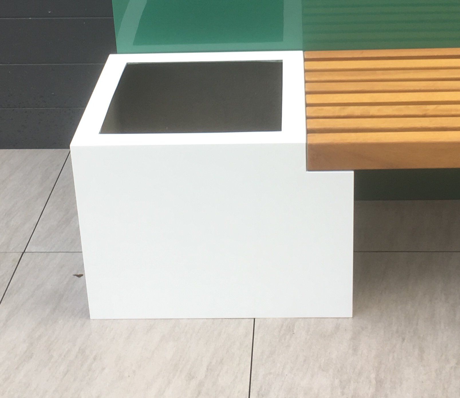 Uni-qa Square Bench Seating | Add a Modern Touch to Your Outdoor Space
