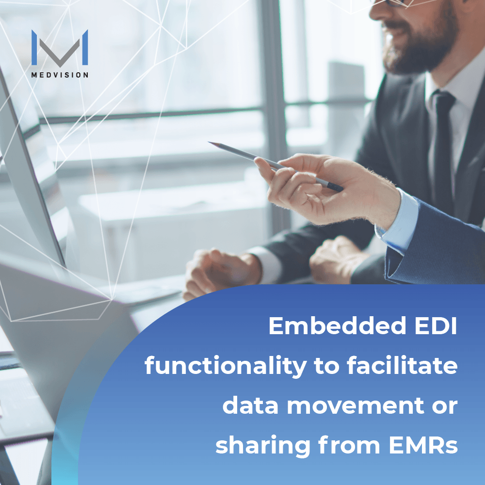 Embedded EDI Capabilities to Facilitate Data Movement
