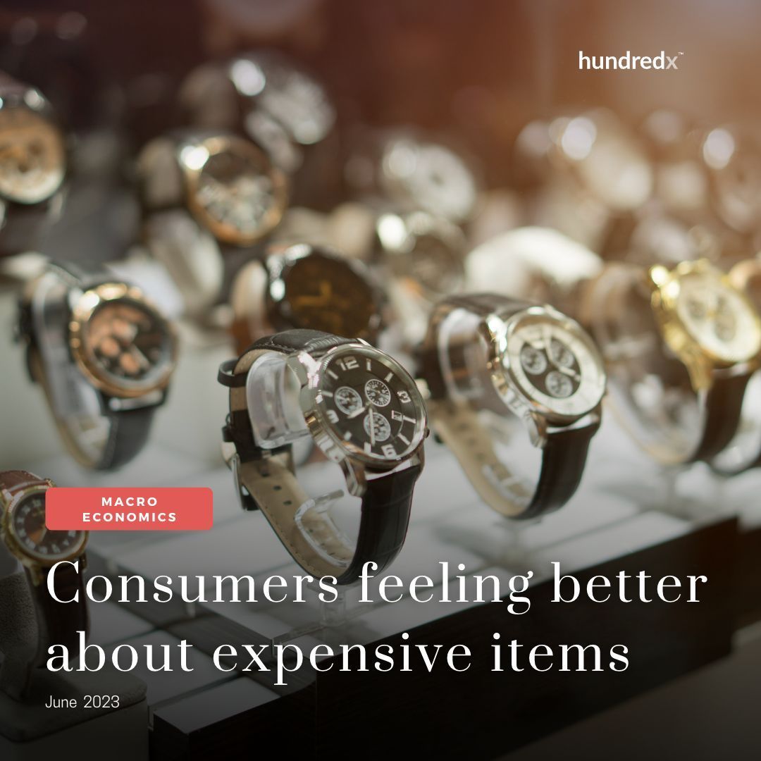 Consumers feeling better about expensive items