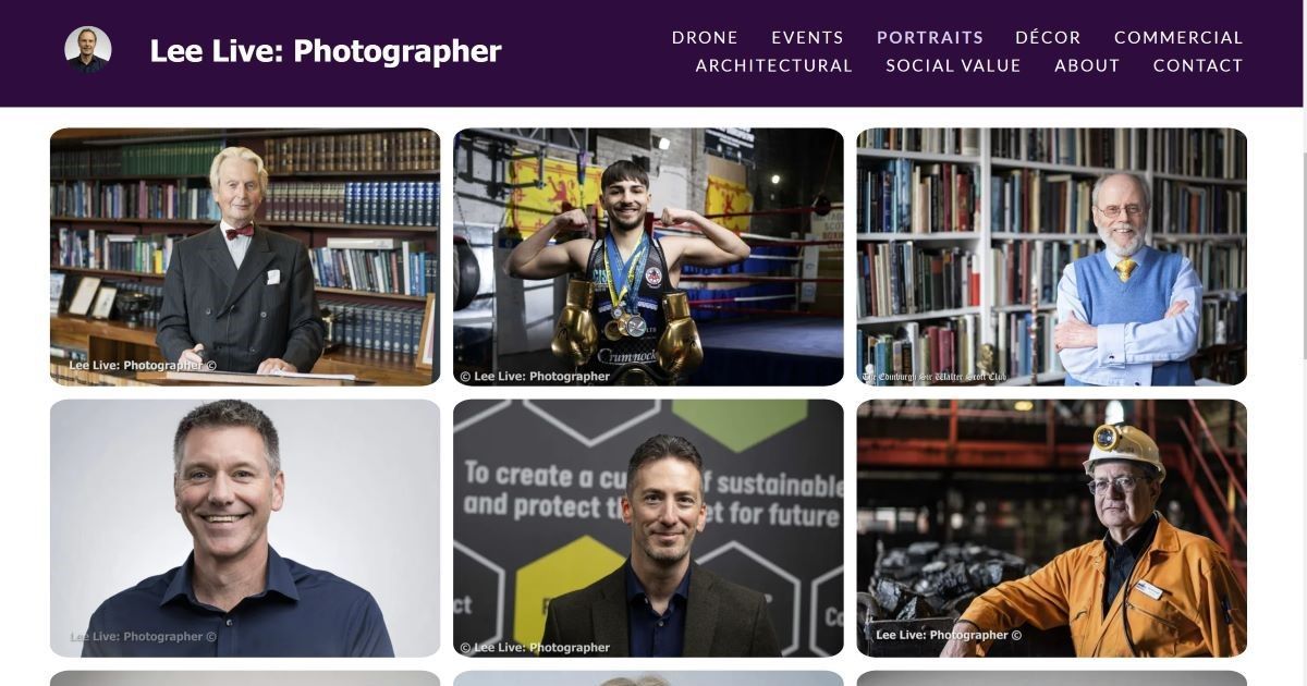 Event & Business Photography in Edinburgh | Lee Live: Photographer