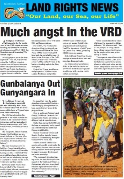Land Rights News Northern Edition October 2015