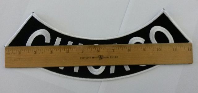 Design Your Own Top And Bottom Straight Rocker Patches