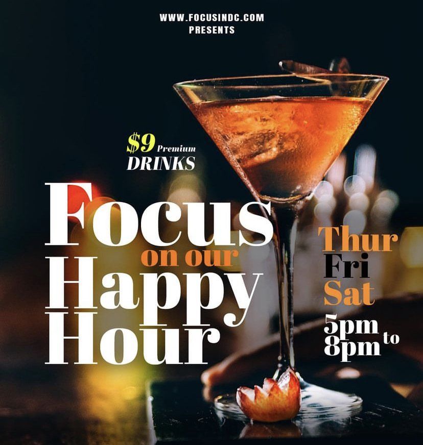Focus-Enjoy a rooftop bar & two floors of spacious indoor lounge areas