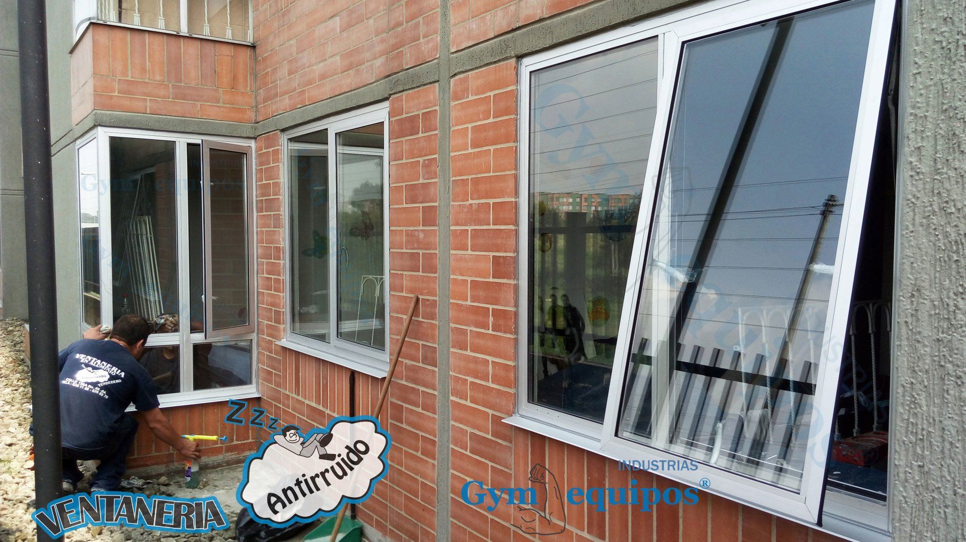 Fabrica de ventanas y puertas antiruido en Bogotá por Antirruido GYM
