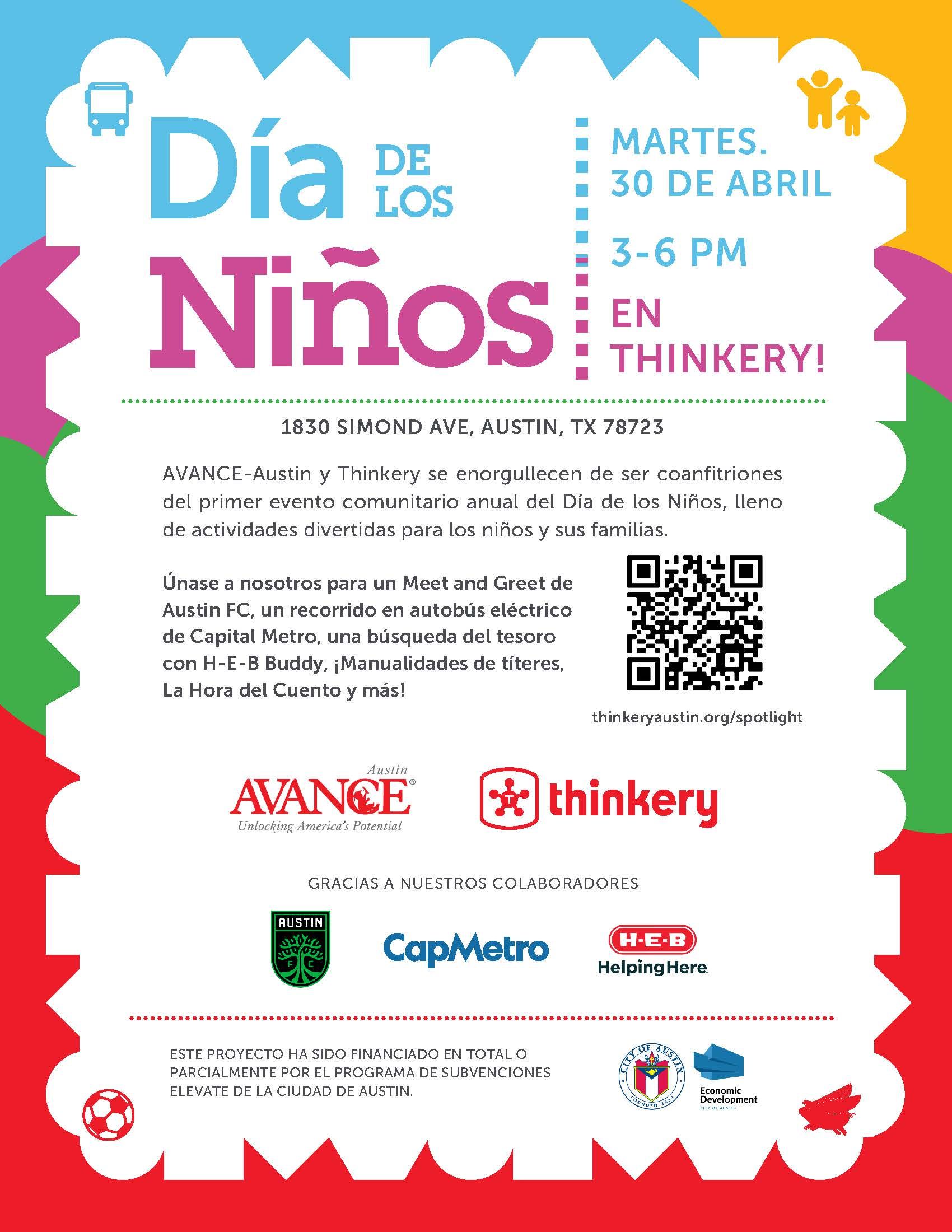 Celebra el Día de los Niños con Thinkery