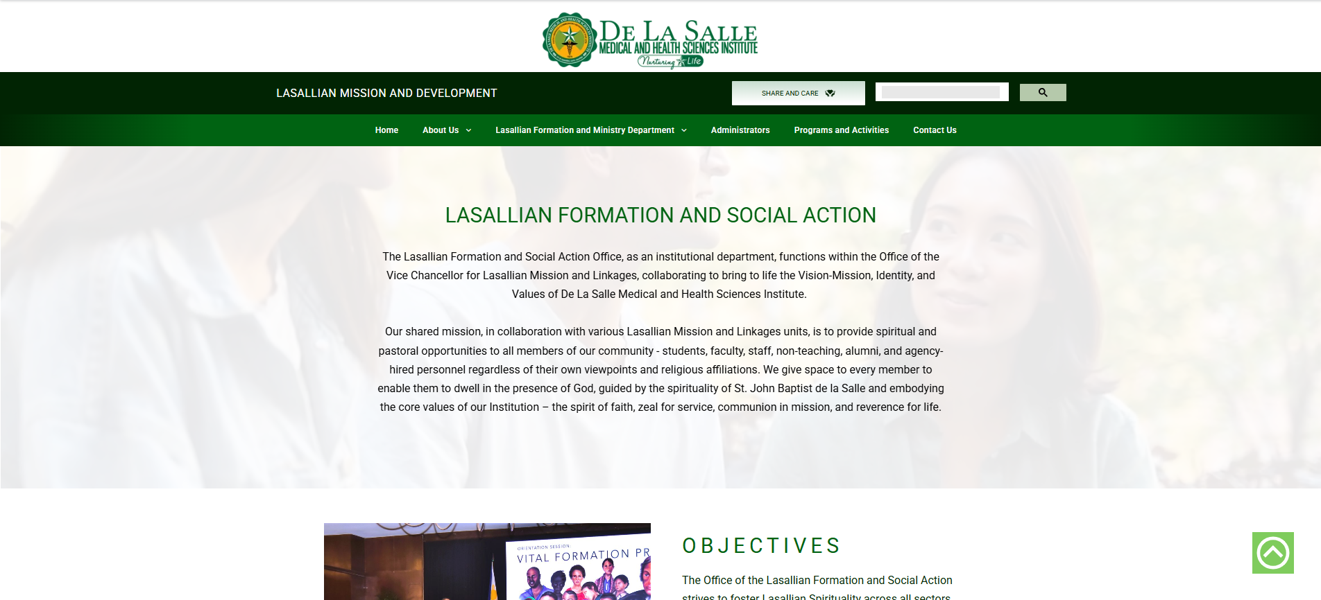Lasallian Formation & Social Action | Lasallian Mission and Development ...