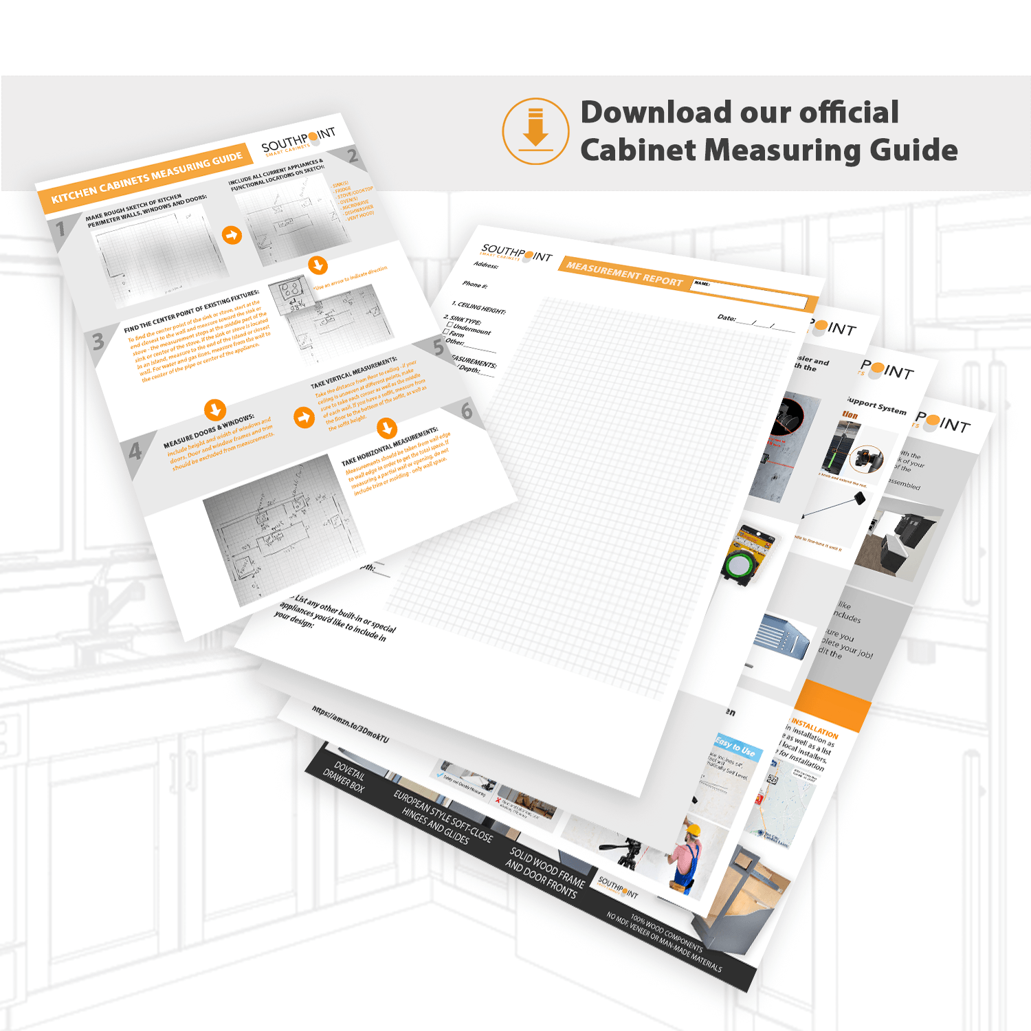 Download our FREE Cabinet Measuring Guide