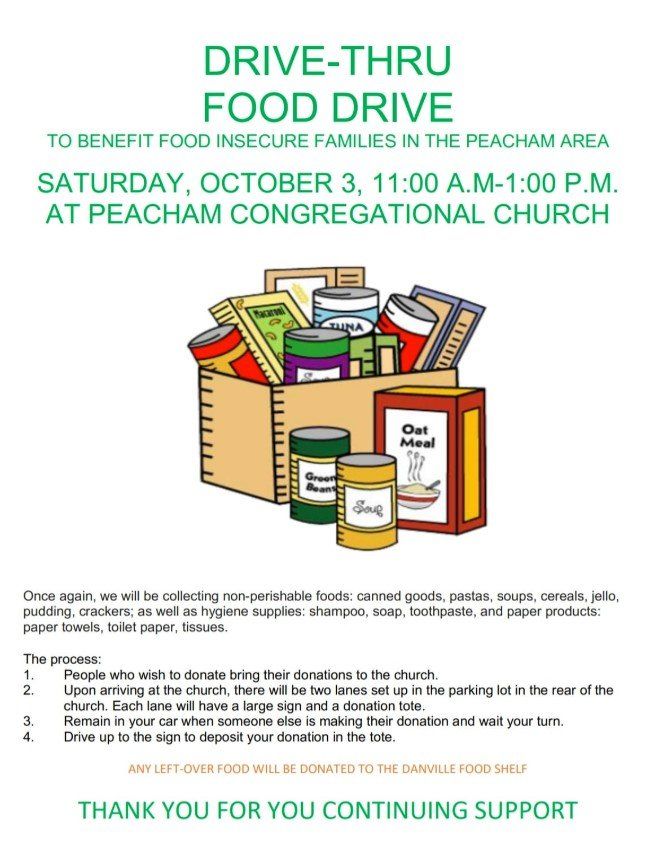Drive Through Food Drive