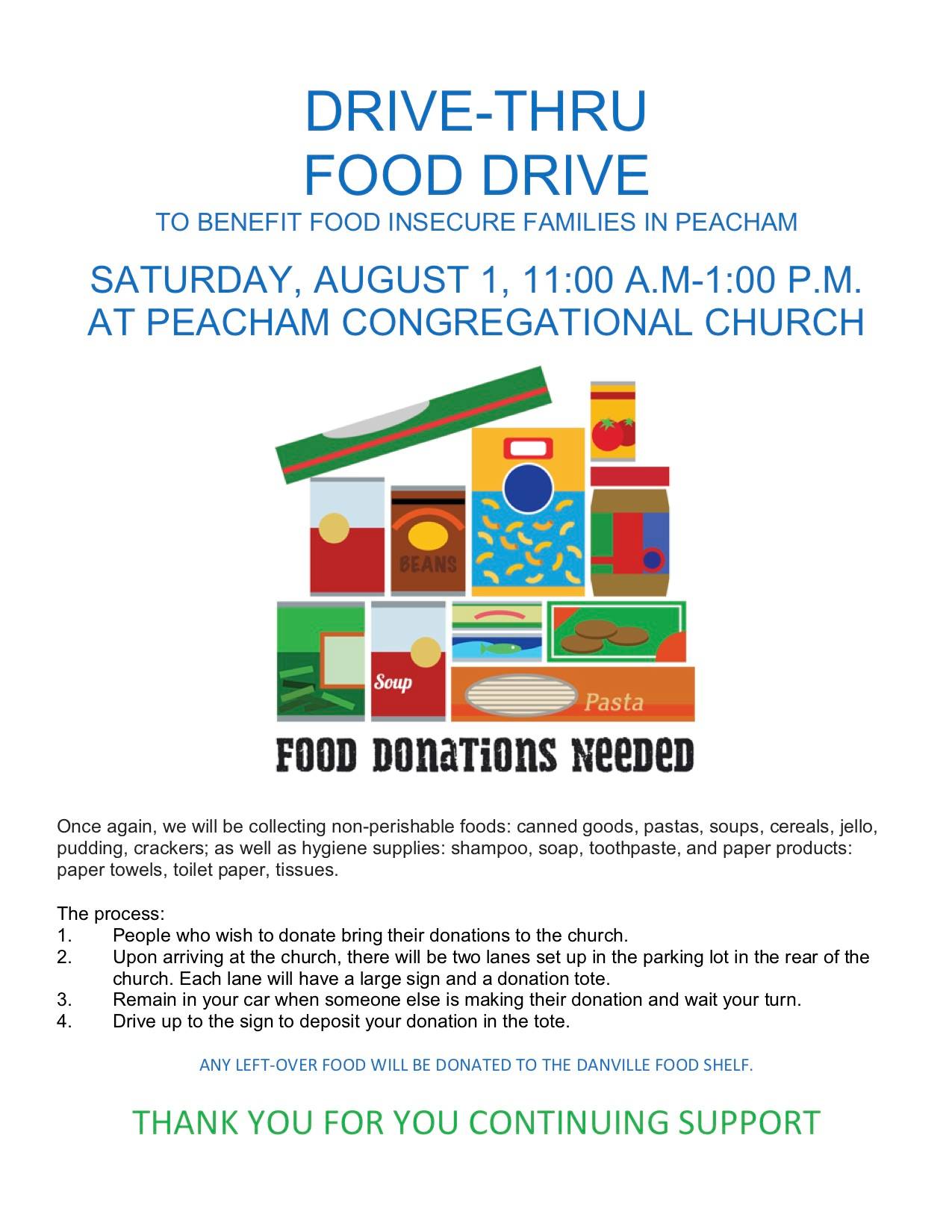 Drive-Through Food Drive