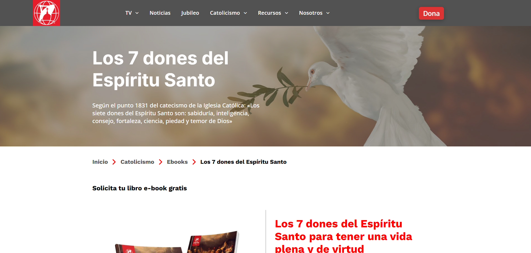 Los 7 dones del Espíritu Santo