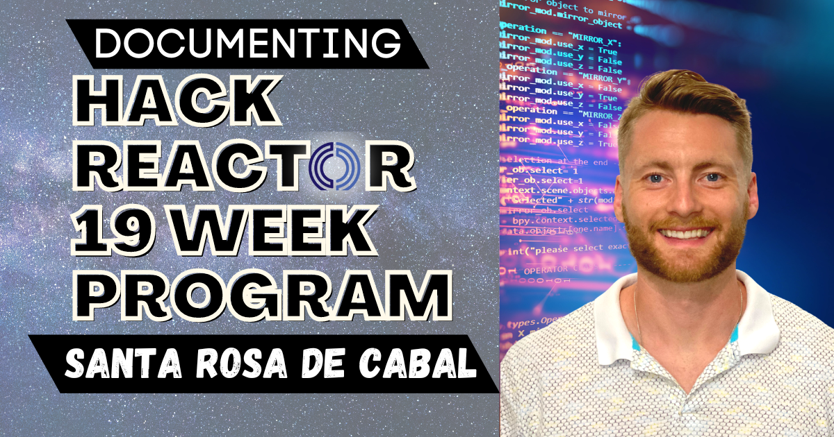 👨🏼‍💻Xander Clemens - Hack Reactor 19 Week Coding Bootcamp💻