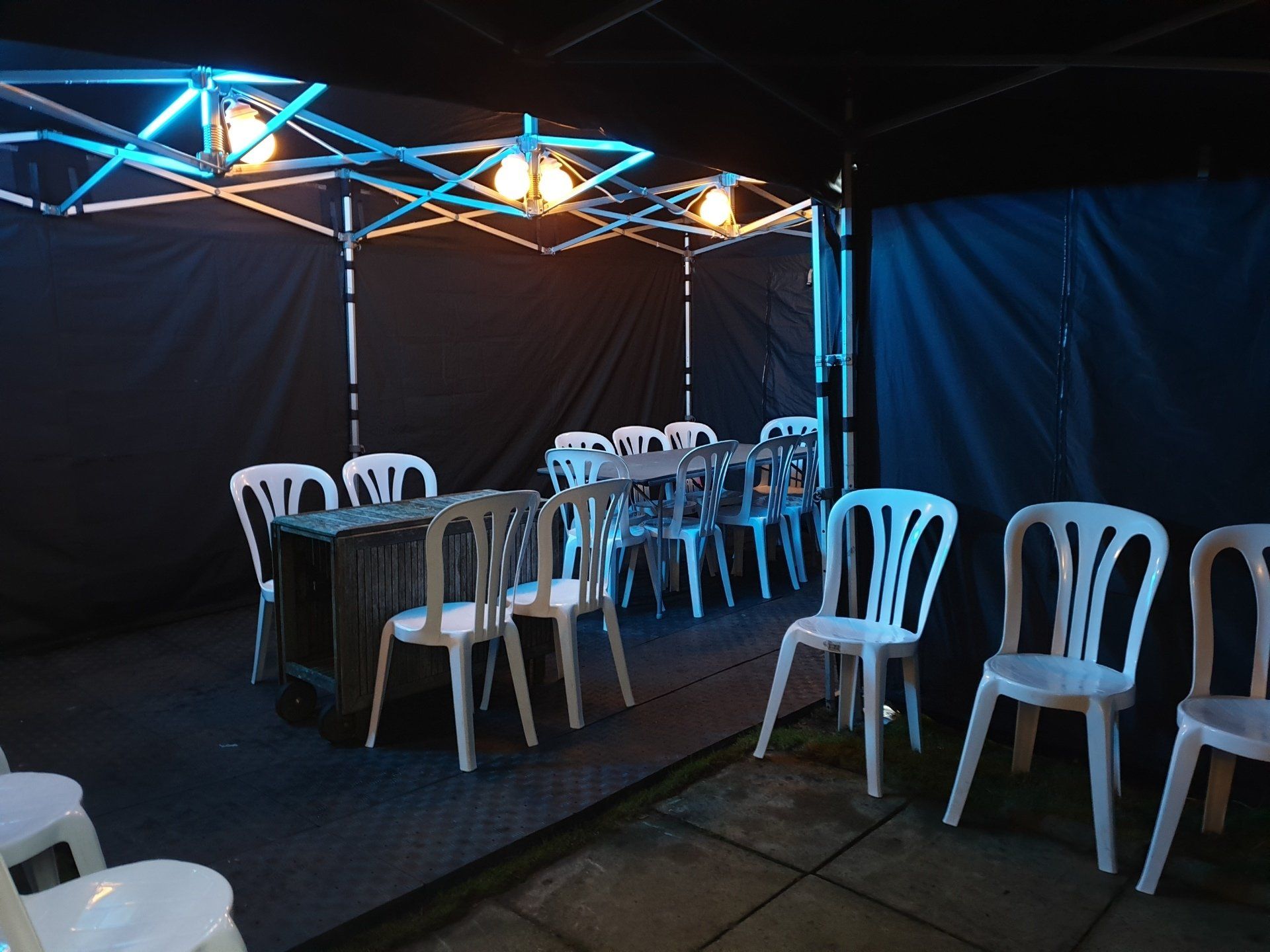 L Shaped Party Tents - Parties Complete