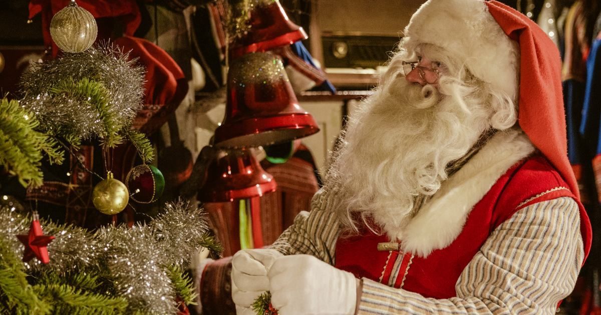 Santa in Levi Finland