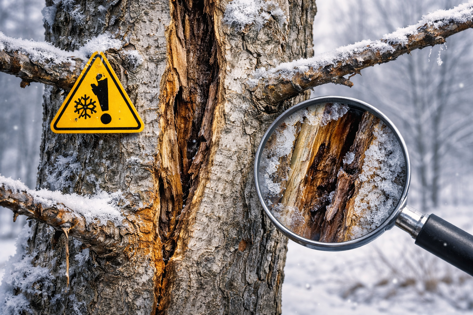 How to Spot Tree Damage After a Cold Snap