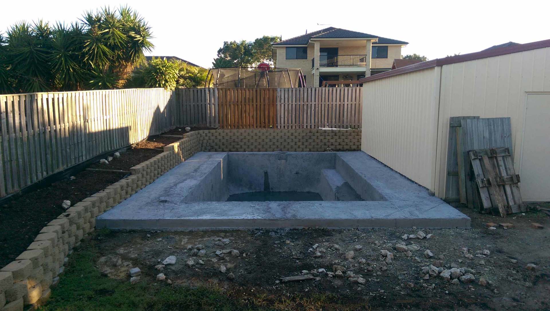 Upper Coomera Concrete Pool Build by Pool HQ